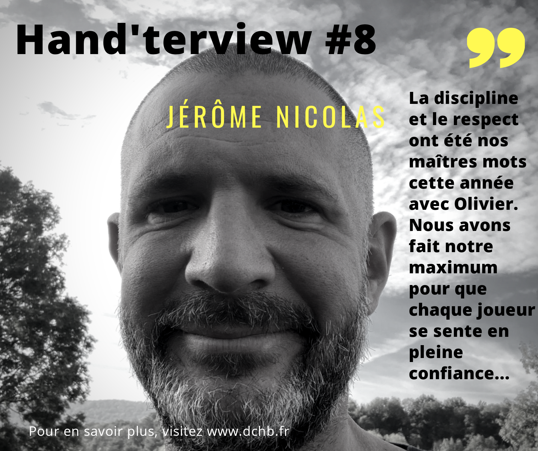 HAND’TERVIEW #8 : Jérôme NICOLAS – Doubs Central Handball