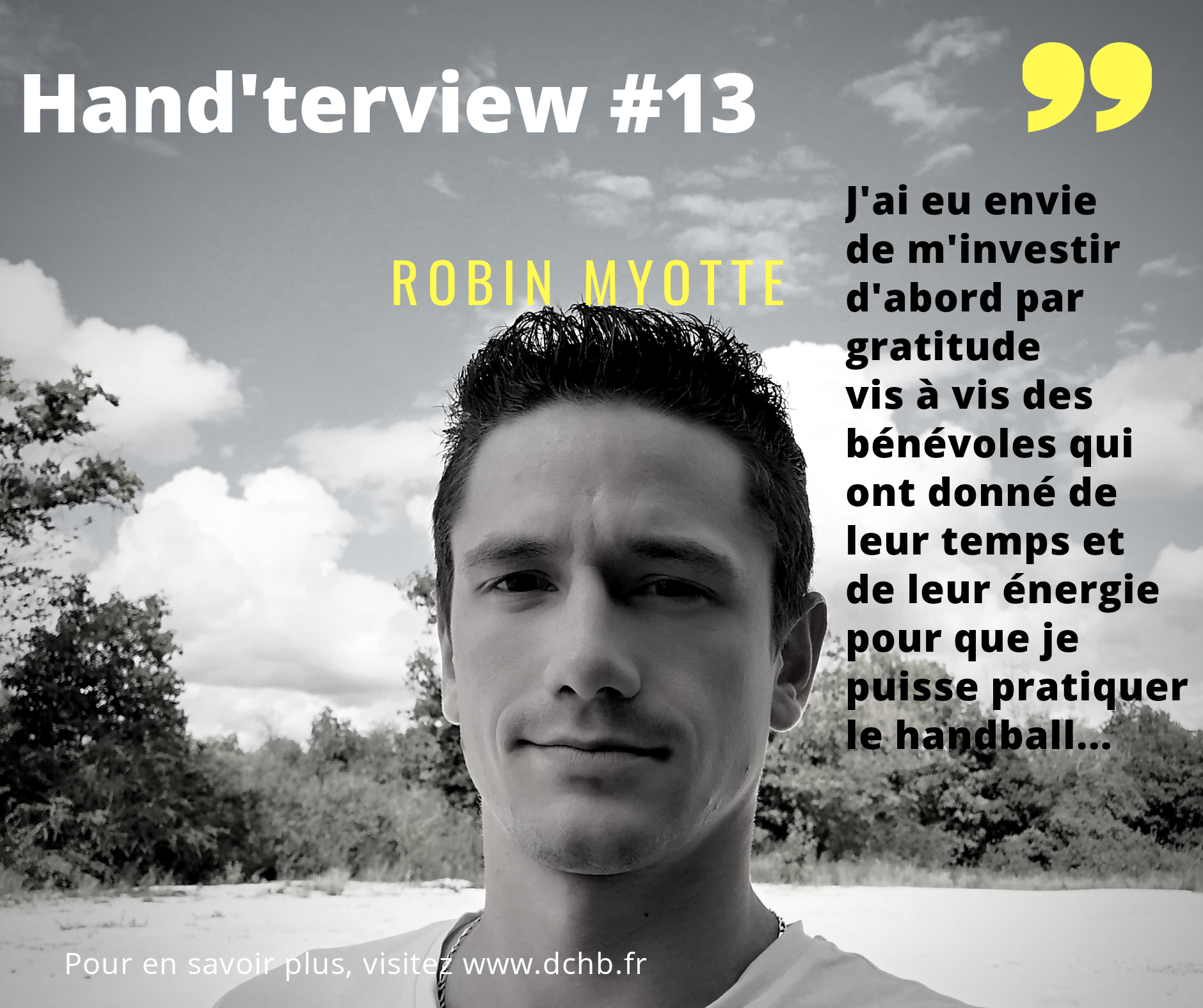 HAND’TERVIEW #13 : Robin MYOTTE – Doubs Central Handball